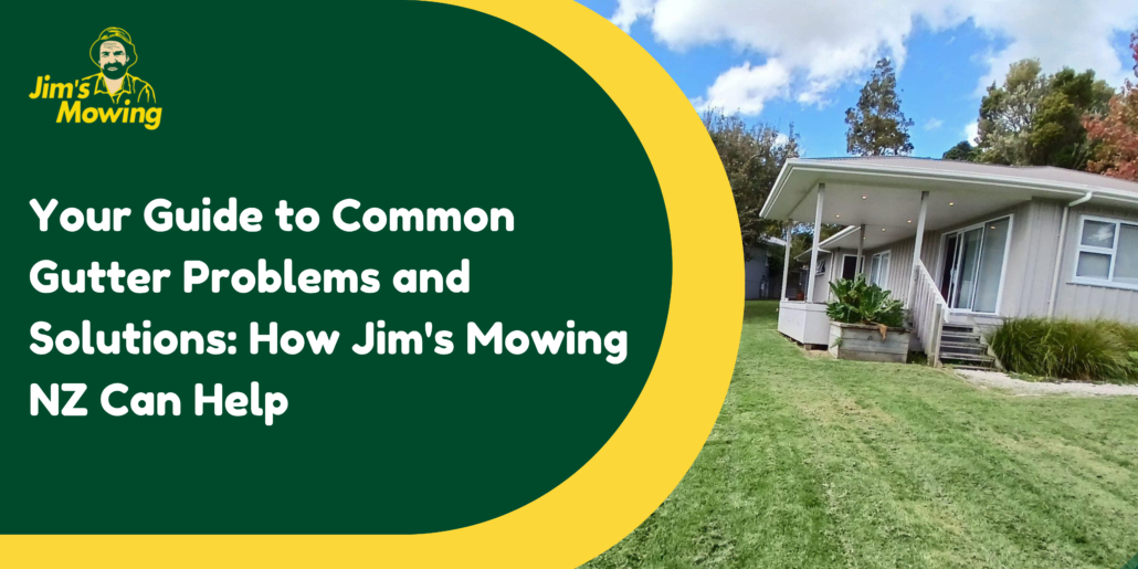 Guide to Common Gutter Problems and Solutions - Jim's Mowing NZ